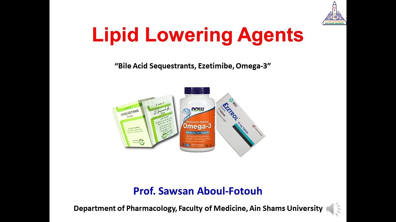 Lipid Lowering Agents (Part 2) “Bile Acid Sequestrants, Ezetimibe ...