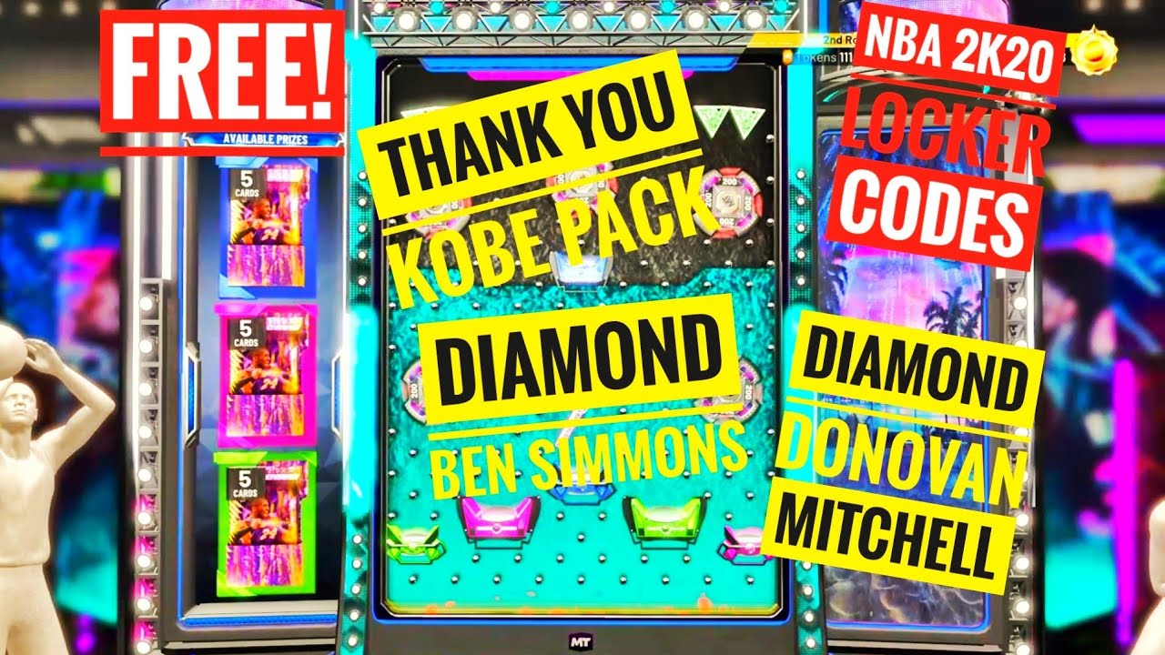 NBA 2K20 Locker Codes Thank You Kobe Pack / Diamond Ben Simmons ...
