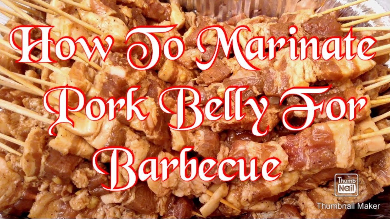 Food processing How to marinate meat for barbecue @remyshomecooking ...