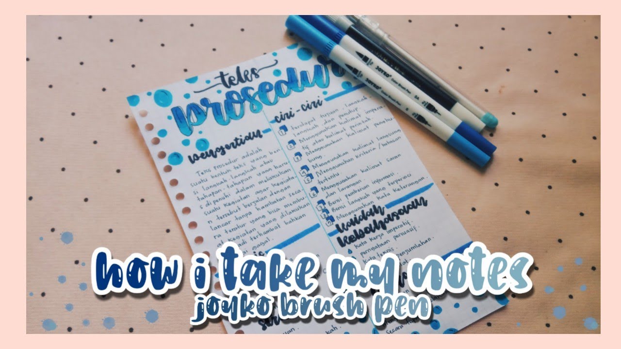 how i take my notes #2 - YouTube