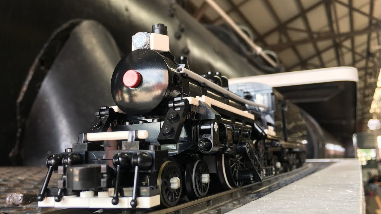 LEGO Trains: Florida East Coast #153 Steam Locomotive! MOC - YouTube
