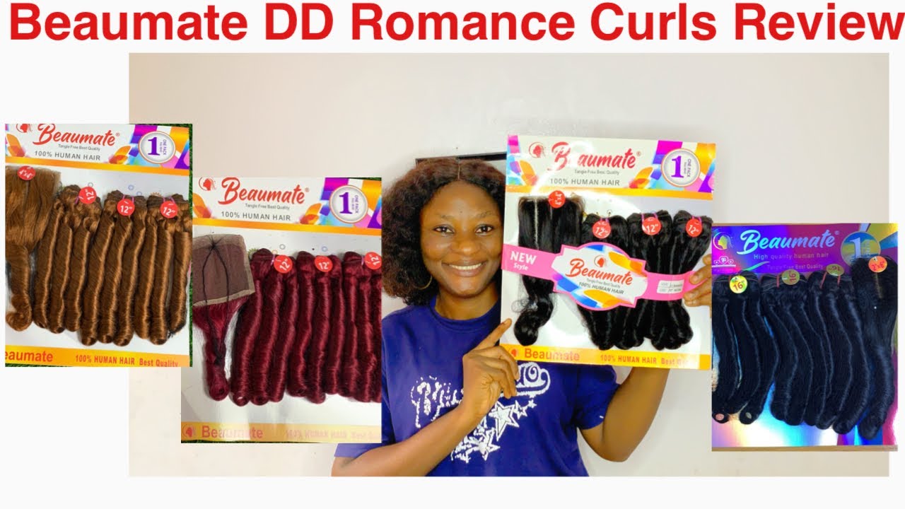 DD Romance Bouncy Curls Packet Human Hair Review| Beaumate Dd Packet ...