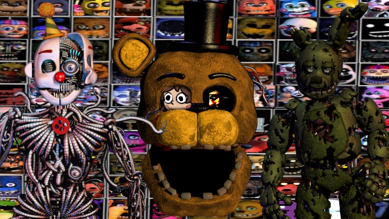 GOLDEN FREDDY FIRST APPEARANCE | Ultimate Custom Night part 2 - YouTube