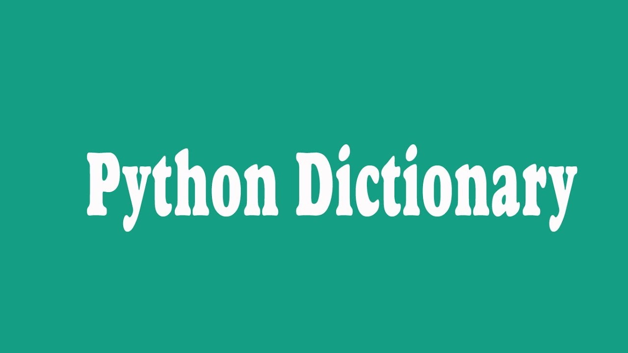 27_ Python Dictionary (Arabic) - YouTube
