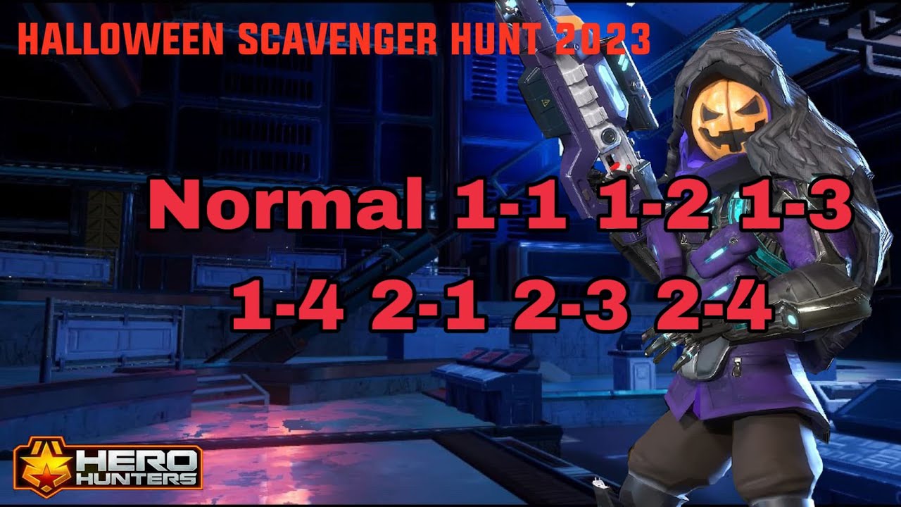 Hero Hunters Halloween Scavenger Hunt 2023 Part.1 - YouTube