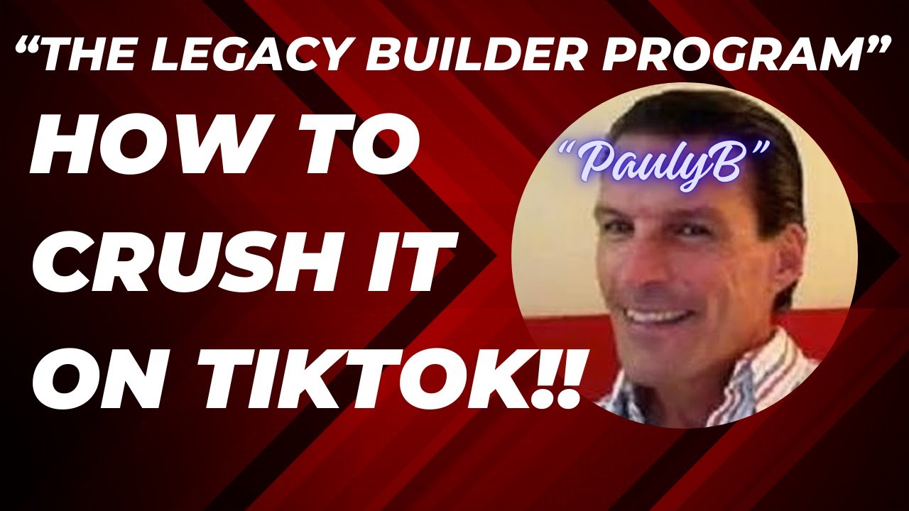 🤩THE LEGACY BUILDER PROGRAM & HOW TO CRUSH IT ON TIKTOK!! Michelle ...
