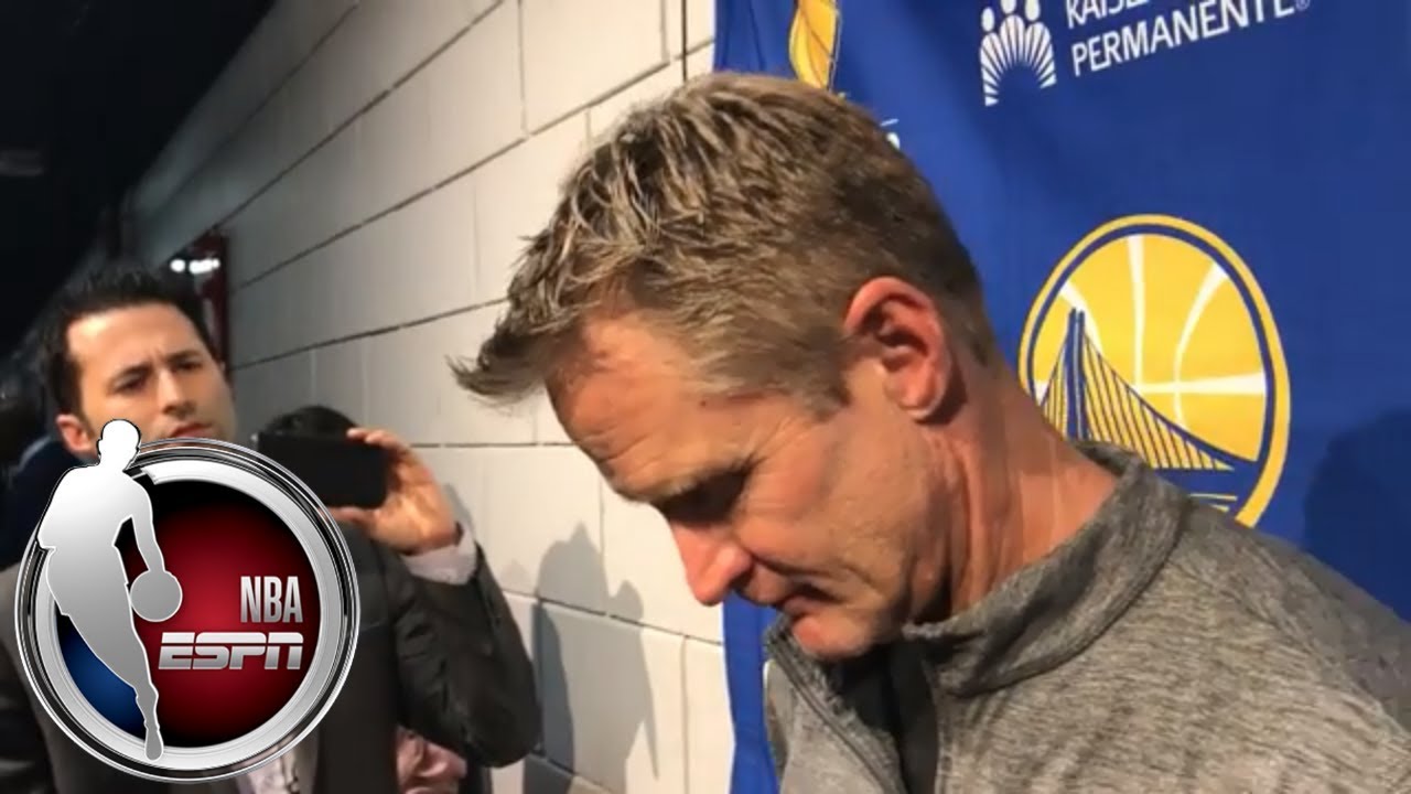Steve Kerr frustrated over frequency of mass shootings | ESPN - YouTube