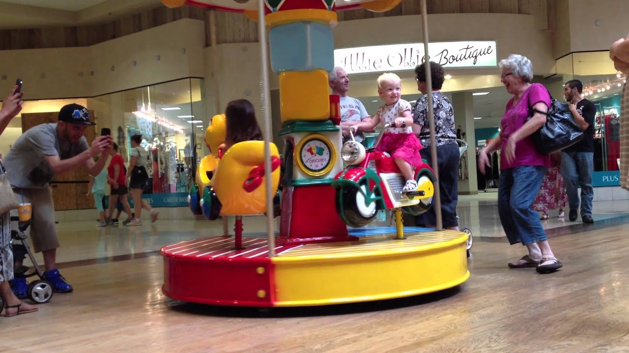 Emily on a ride at the PV Mall - YouTube