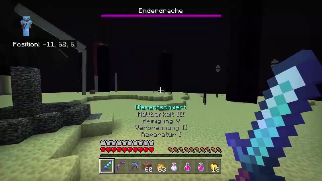 Minecraft Enderdrache 4x - YouTube