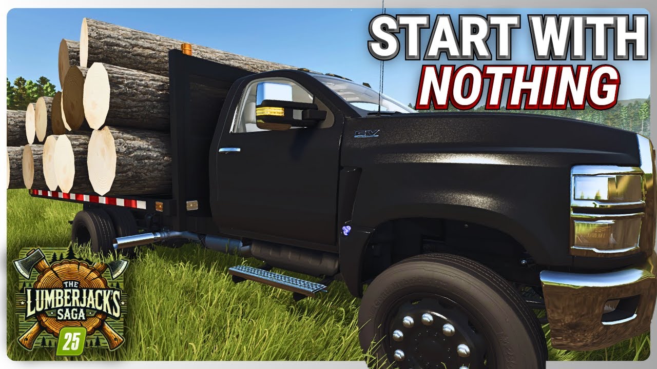 The Lumberjack's Saga Begins: No Money, No Tools, Just an Axe | Ep 1 ...