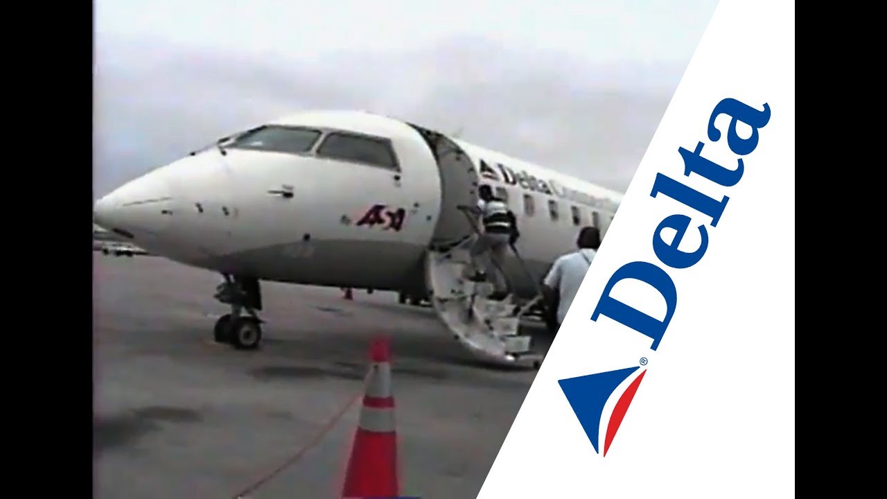 Delta Connection, CRJ-200 | Atlanta to Monterrey (full flight). - YouTube