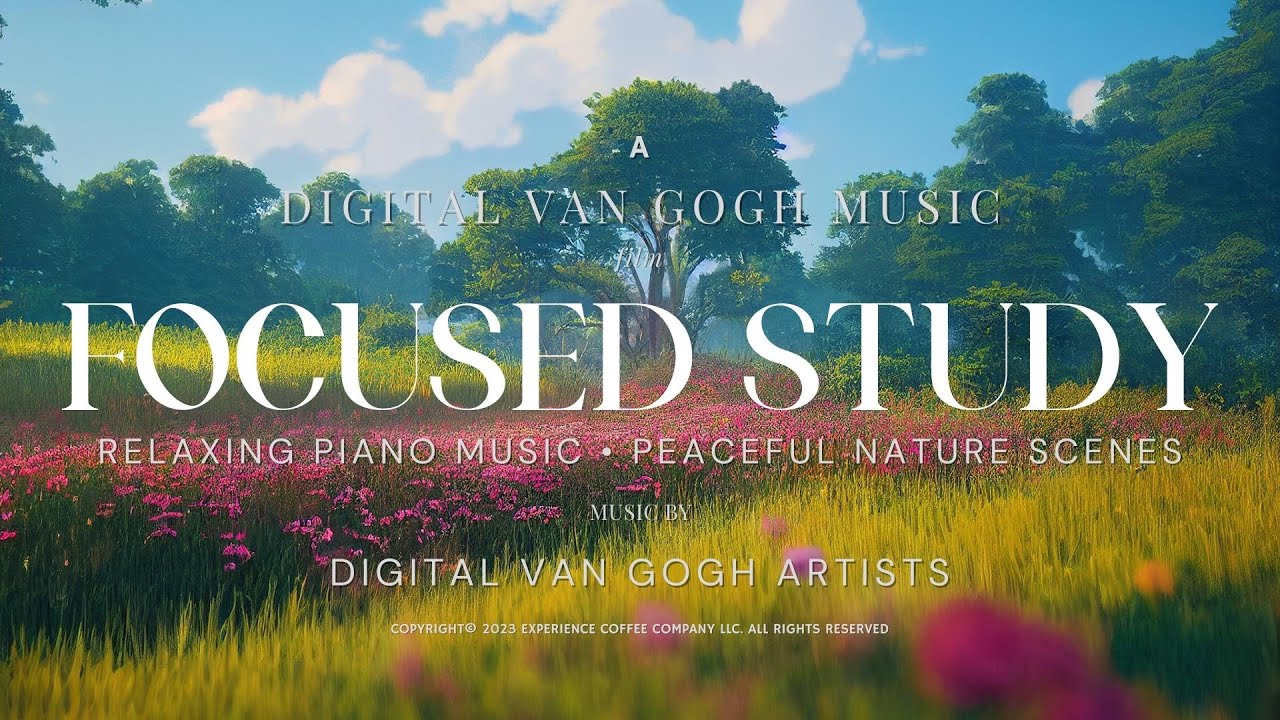 Focused Study Piano Music 🔊 for Brain Power & Creativity: Piano Music ...