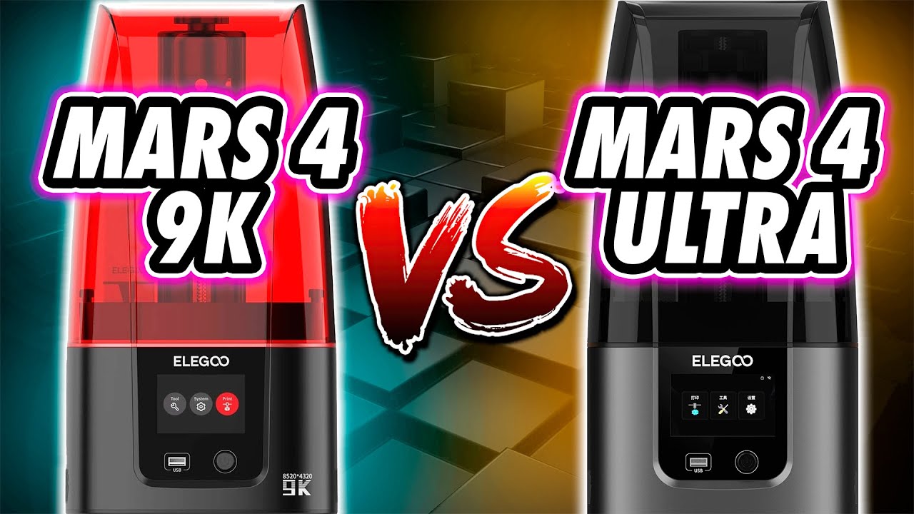 Elegoo Mars 4 Vs Mars 4 Ultra - YouTube