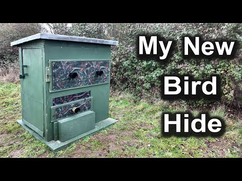 How I have built my new bird photography hide - YouTube