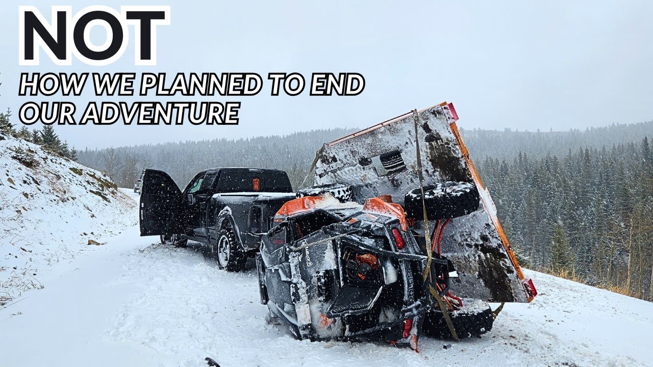 He flipped his rzr...but not on the offroad trails! - YouTube