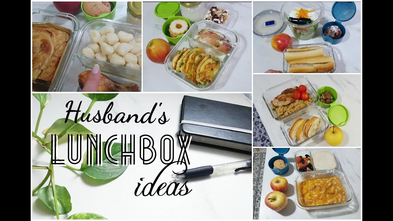 Husband's Lunch box (5 Lunchbox ideas) - YouTube