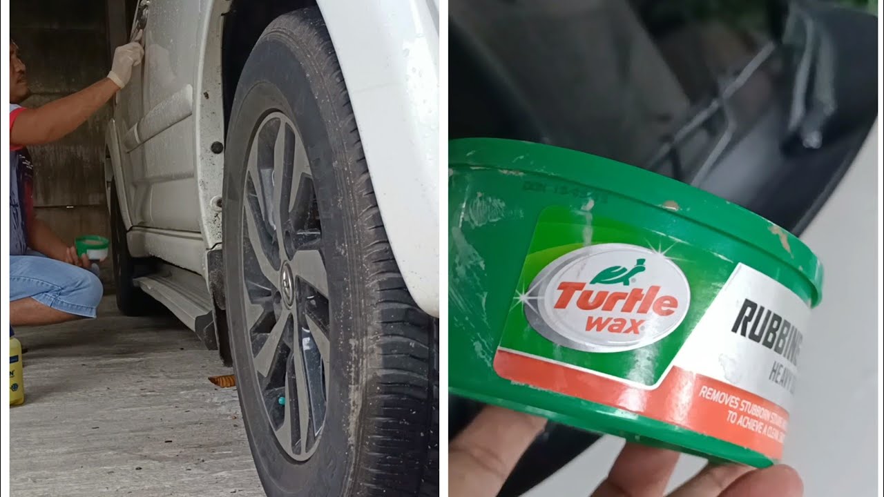 Poles Bercak Kuning Bekas Air diMobil Putih - YouTube