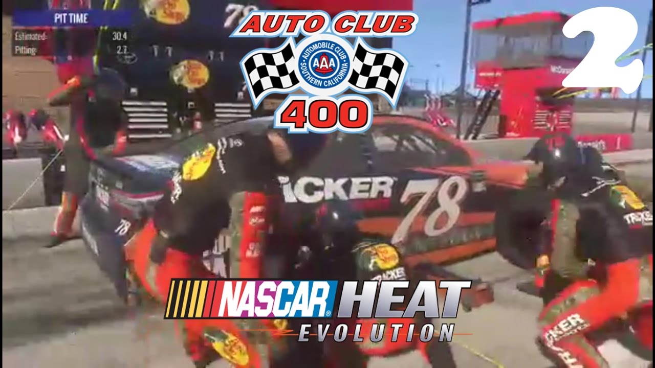 2017 Auto Club 400 Simulation (Part 2/2) - YouTube
