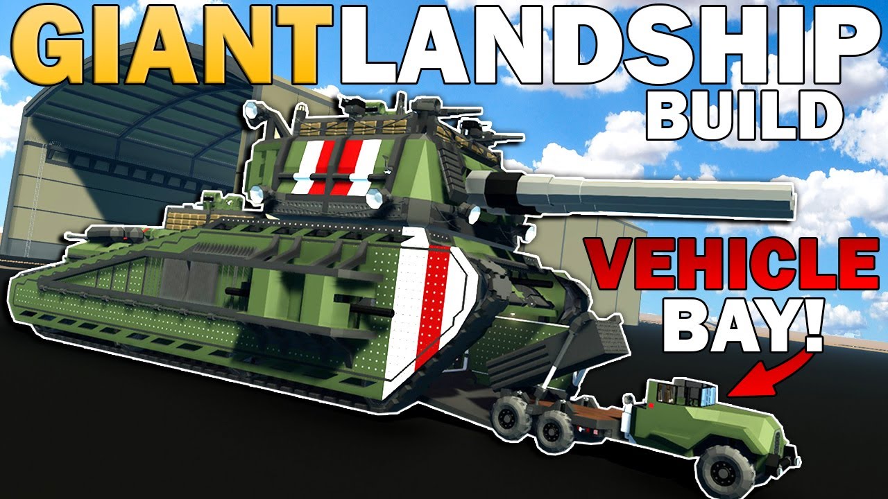 Fitting Vehicles Into Our GIANT LANDSHIP In Stormworks! #17 - YouTube