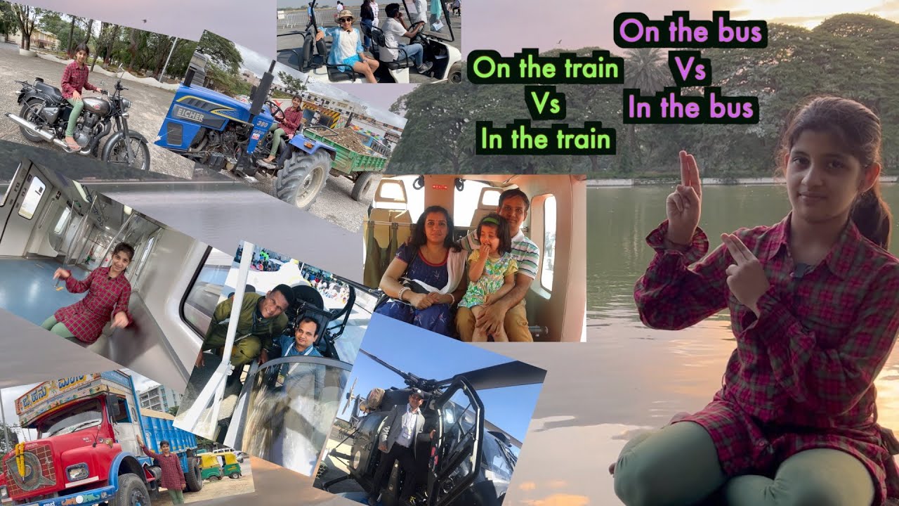 On the bus vs In the bus | On the train Vs In the train | Prepositions ...