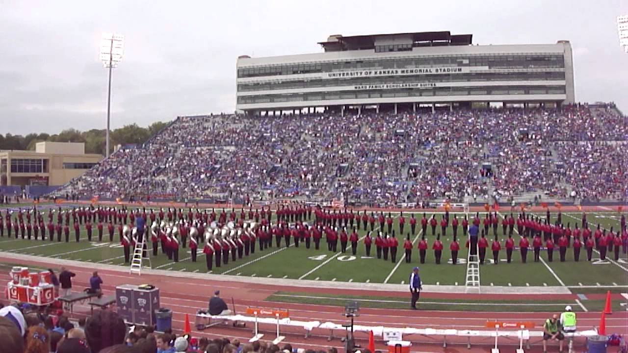 KU Marching Band does Dark Knight - YouTube