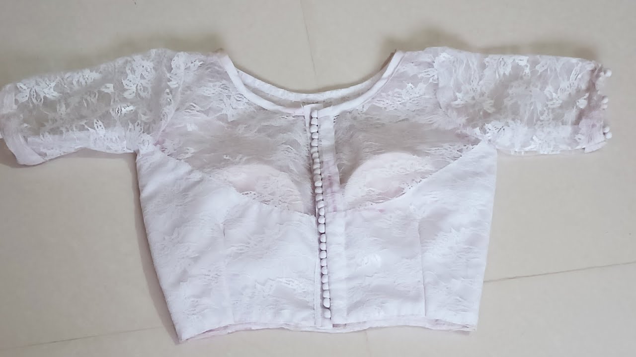 modern blouse design/net wali blouse design/potli wala blouse design.# ...