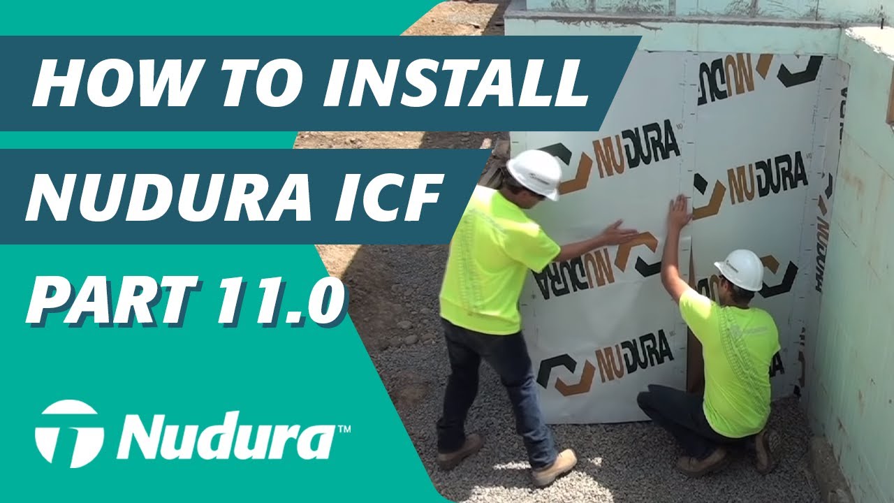 11.0 Dampproofing Waterproofing NUDURA Insulated Concrete Forms - YouTube