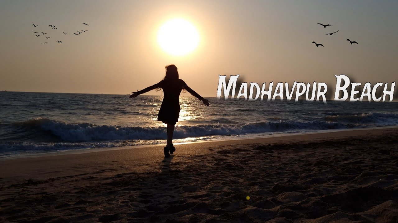 Madhav pur beach | visit with family | one of the longest beaches in ...