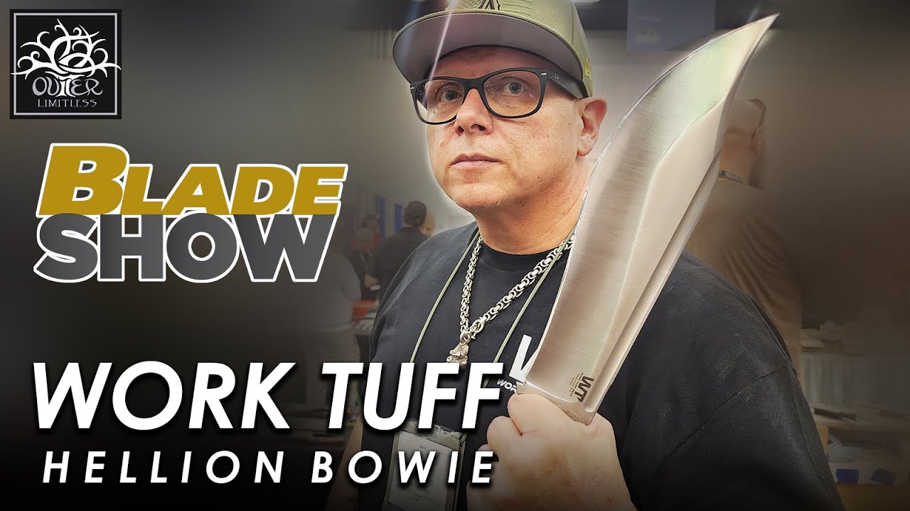 Work Tuff Gear Hellion Bowie w/ Zeke Menacho!!! Blade Show 2024 - YouTube