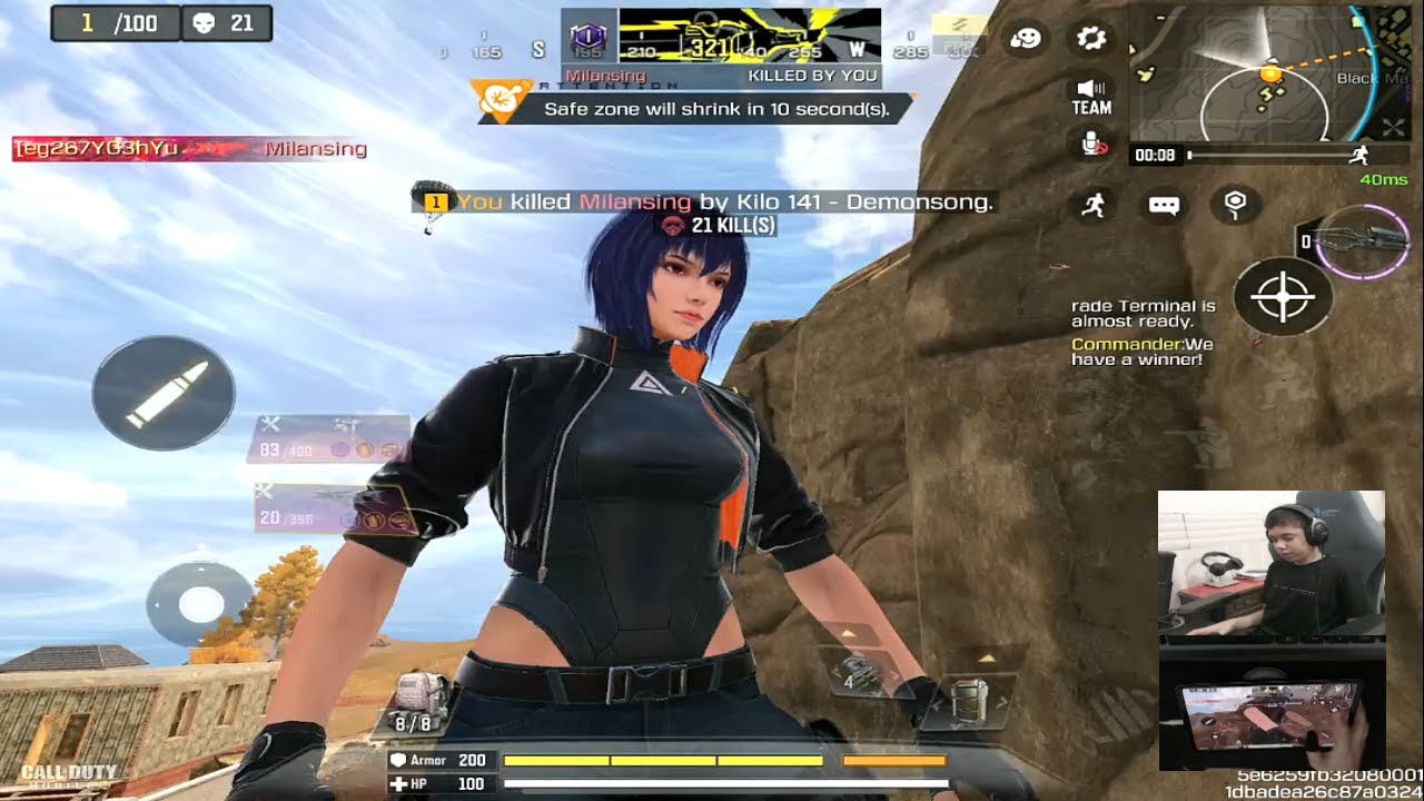 New Motoko BP Skin in Solo v Squad!! - YouTube