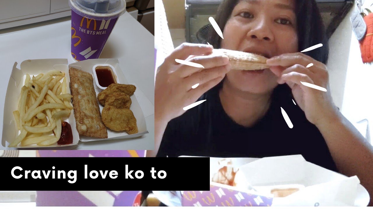 MAC SARAP CRAVING MCDO #BTSMEAL - YouTube