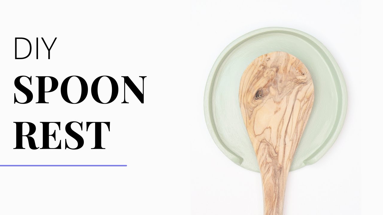 Modern DIY Ceramic Spoon Rest - YouTube