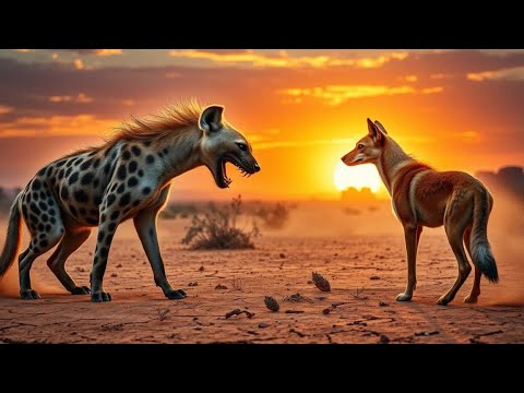 Wild Clash: Hyena vs Dingo – Battle of Cunning Predators - YouTube