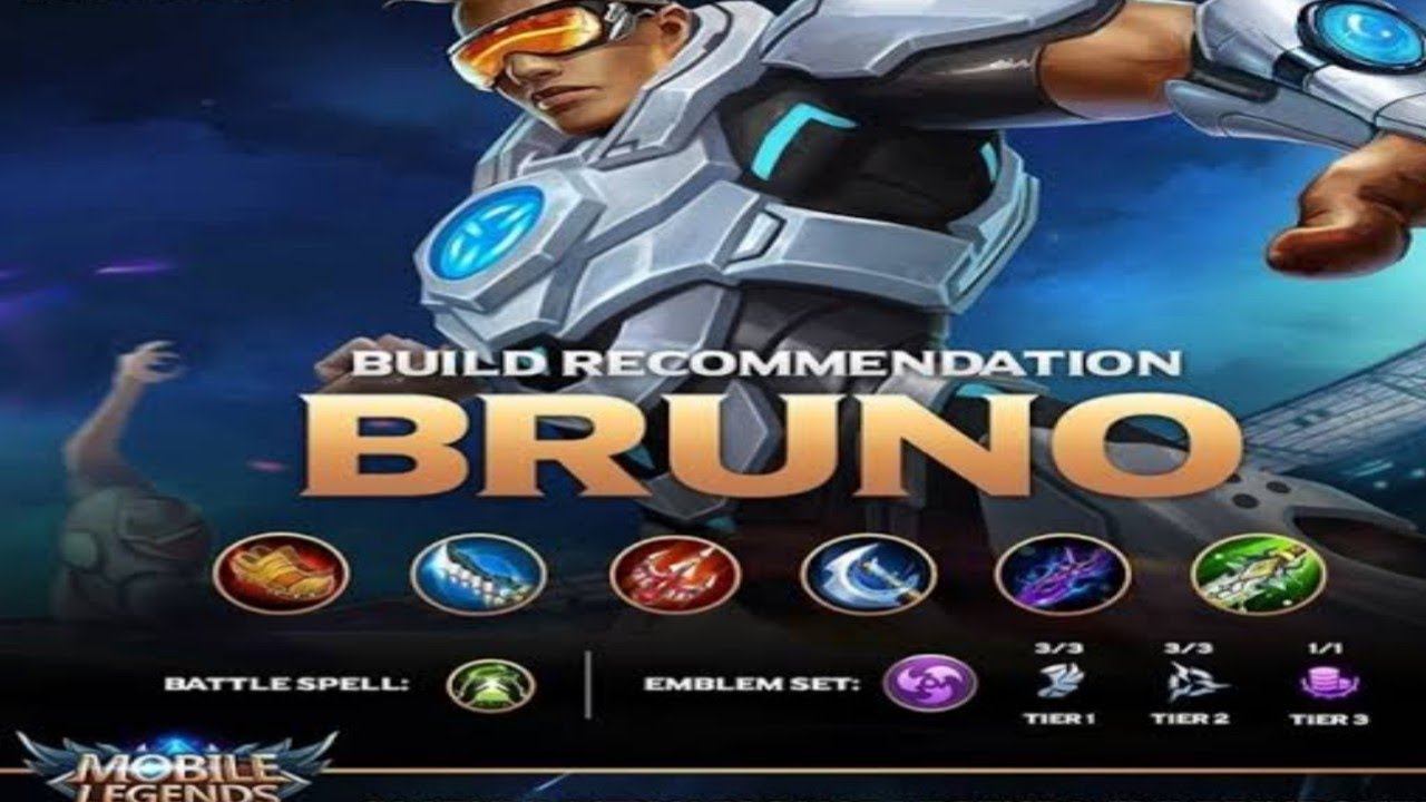 Build Bruno terbaik mobile legends - YouTube