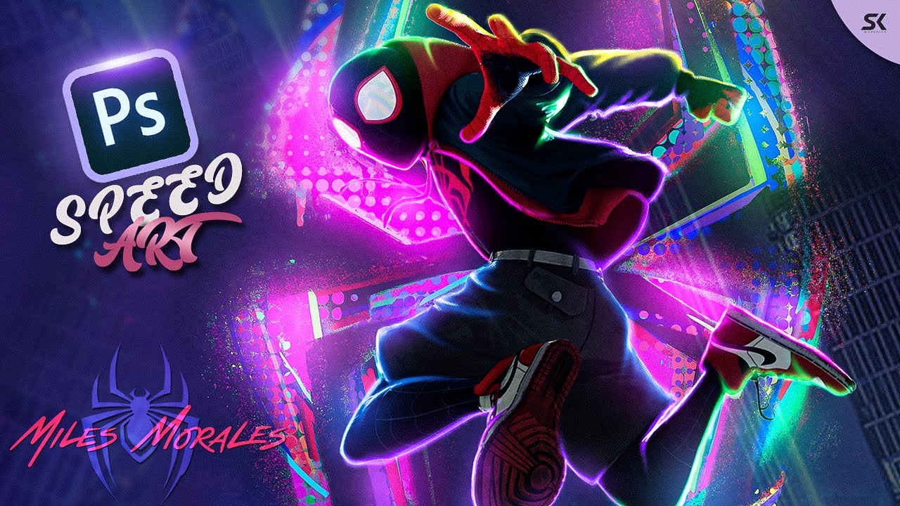 How to make a Spiderman Poster in Photoshop | Photoshop Tutorial | SK ...