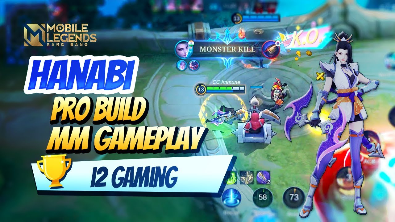HANABI MM Build For MLBB Gameplay #hanabi #mlbb #i2gaming - YouTube