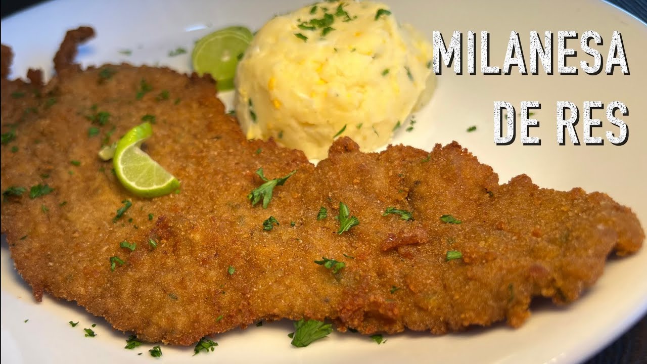 Milanesa de Res | Cocina Con Fujita - YouTube