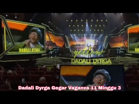 DADALI DYRGA - YELLOW - GEGAR VAGANZA 11 MINGGU 3 🇮🇩 REACTION // MARKAH ...