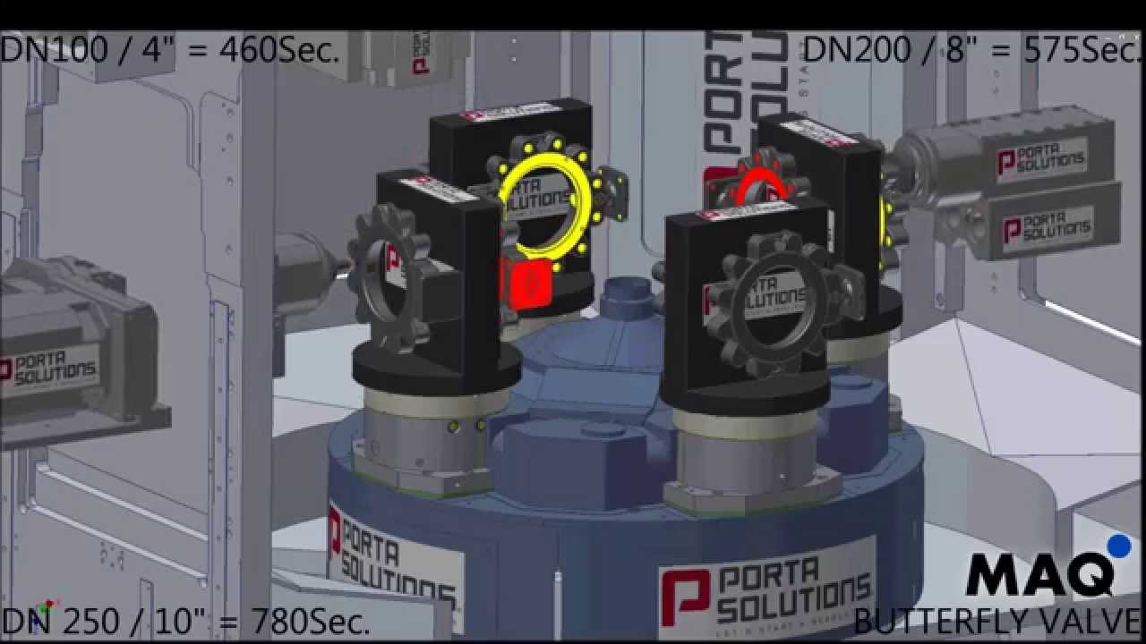 Porta Solutions Centro horizontal multihusillos / Multicenter lathe ...