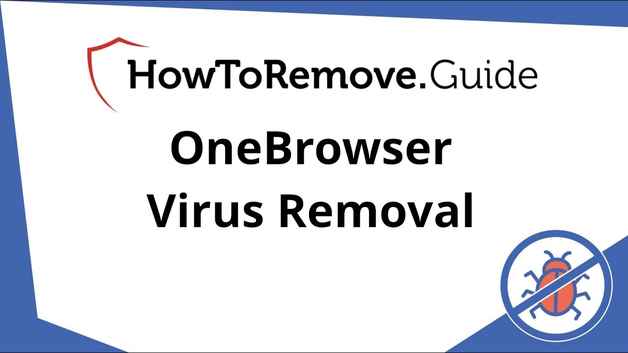 OneBrowser Virus Removal - YouTube