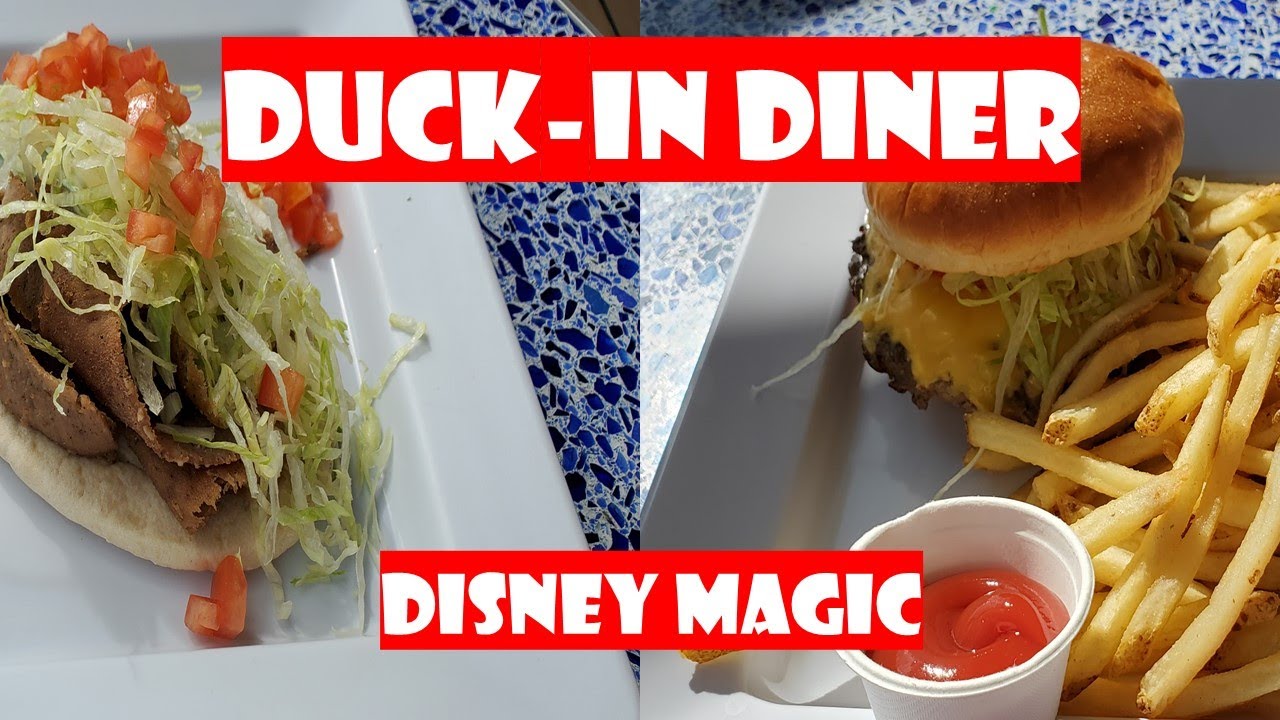 DUCK-IN DINER - Disney Magic Cruise Ship (Donald Duck Themed Quick ...