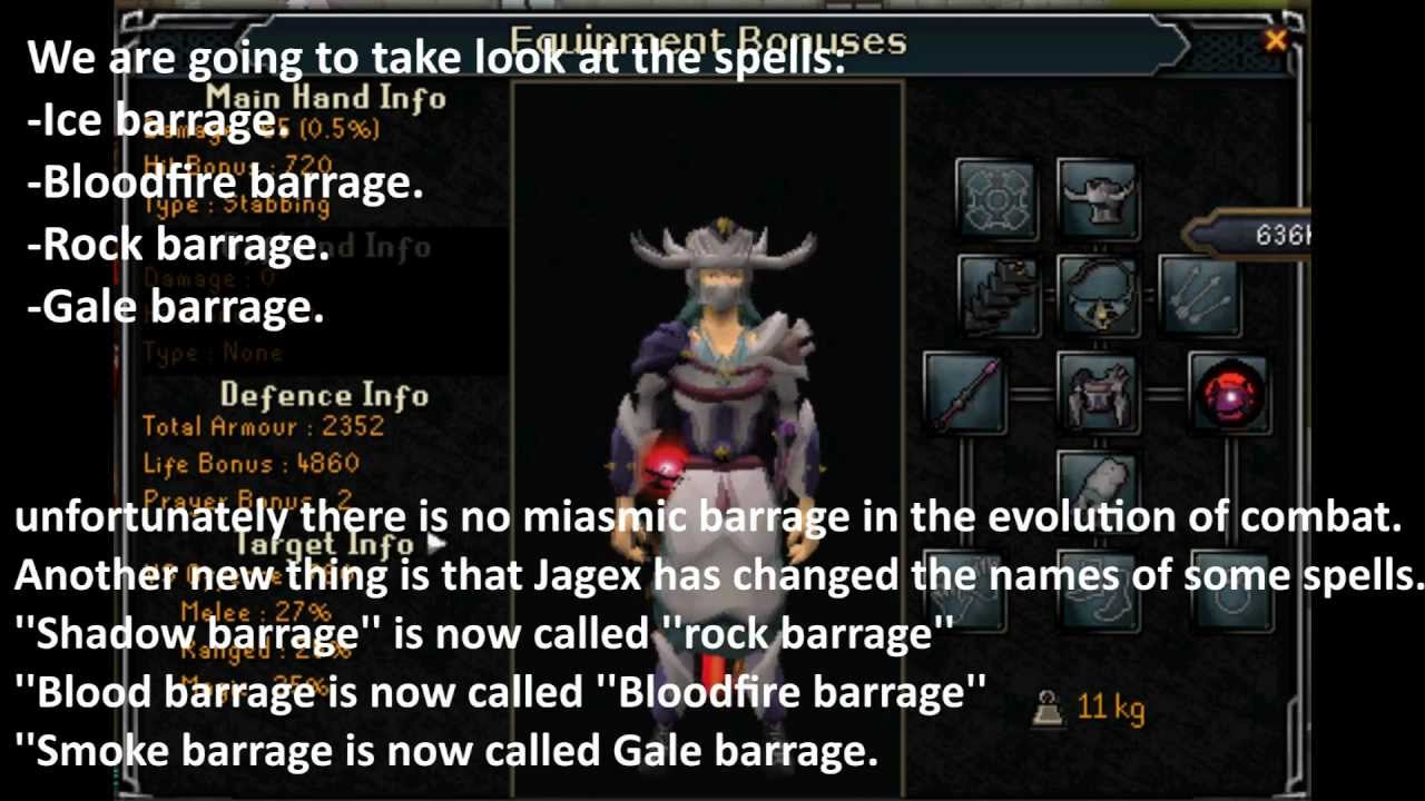 The evolution of combat (combat beta/runescape)- Ancient magic - YouTube