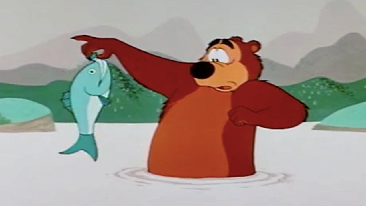 Humphrey Bear | Hooked Bear | 1956 | Classic Disney Cartoon - YouTube