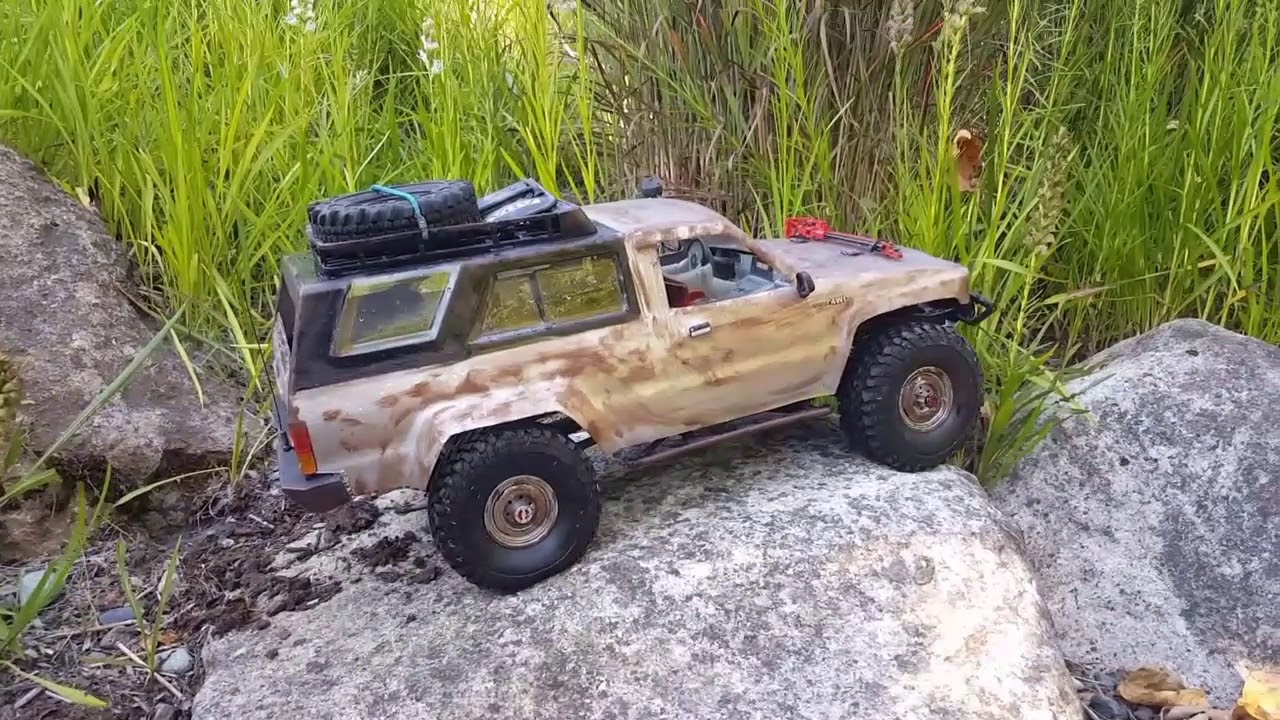Scx10'll First Generation Toyota 4runner Scale Run - YouTube