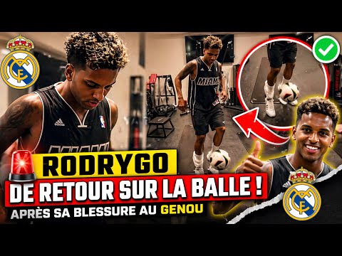 🚨 Rodrygo de retour sur le ballon après sa blessure au genou 🤍