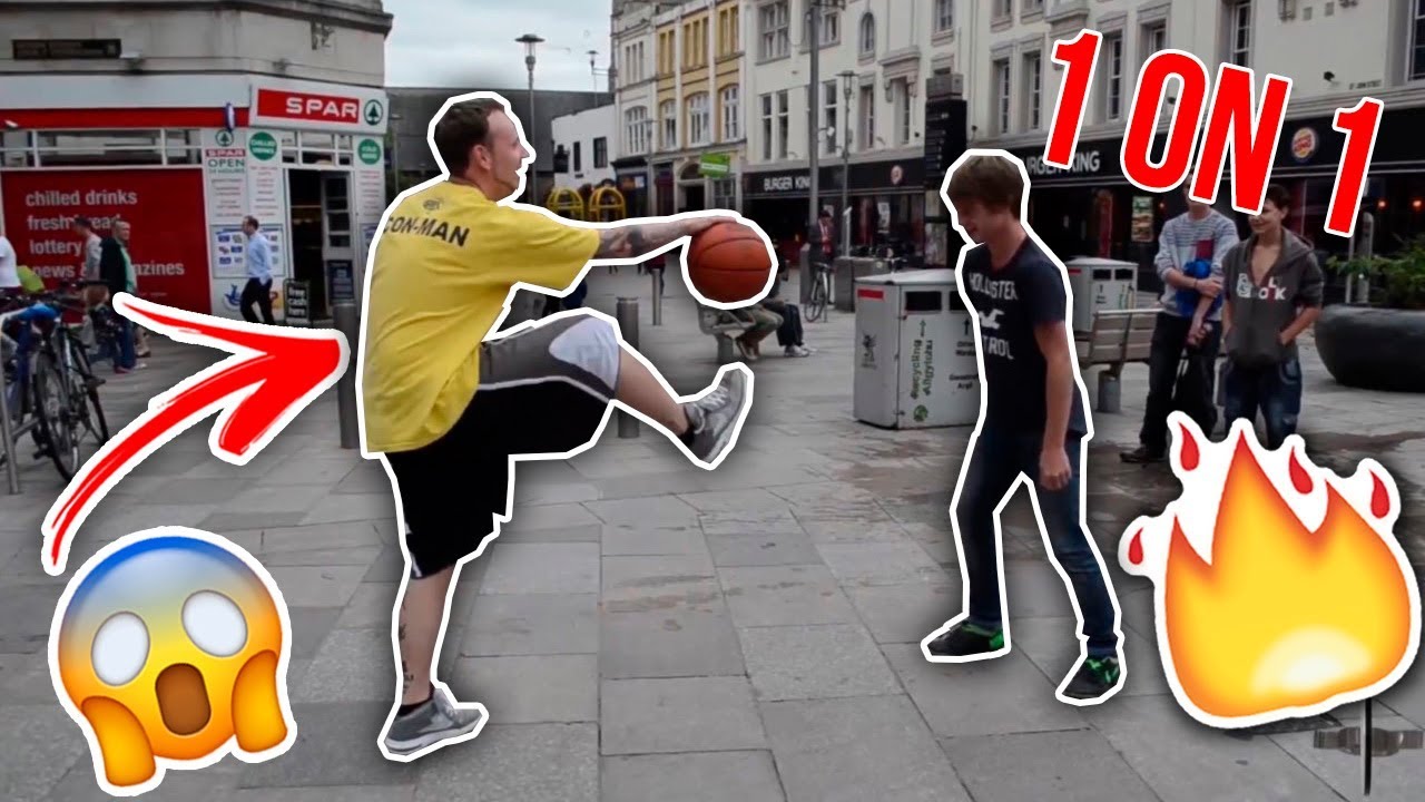 STREETBALL PLAYER CONMAN GOES 1 ON 1 WITH THE PUBLIC - YouTube