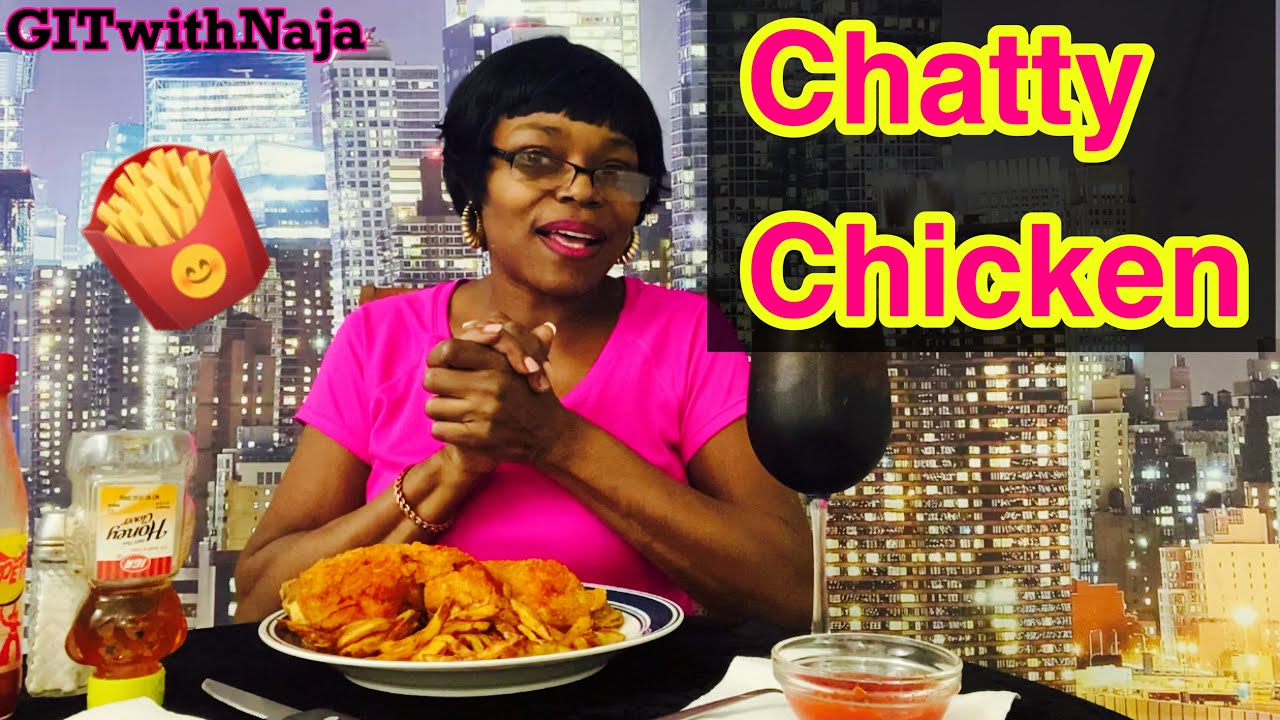 Deep-Fried chicken and Potato fries Mukbang 먹방 Chatty Chicken - YouTube