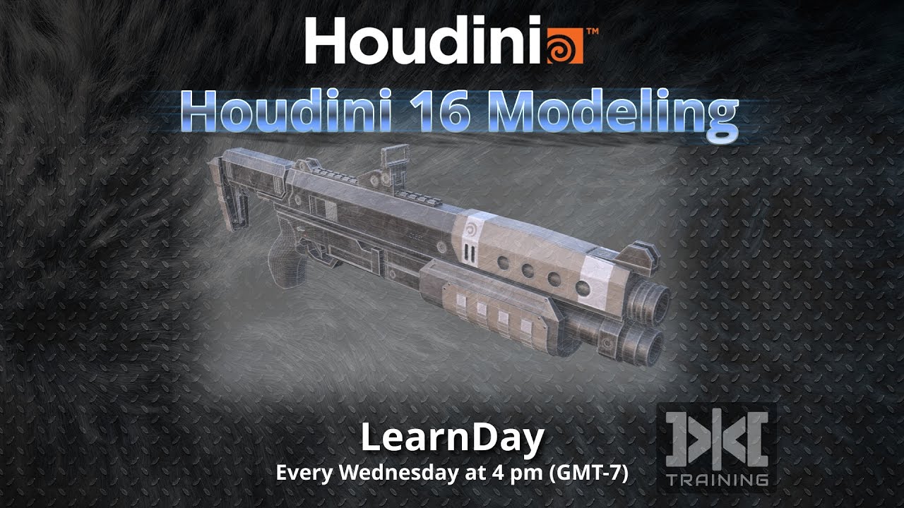 LearnDay - Modeling in Houdini 16 - YouTube