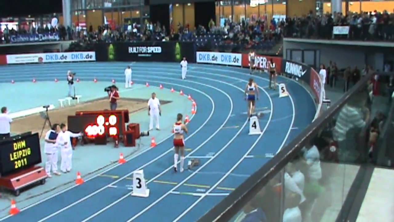 Deutsche Meisterschaften Halle 400m women heat 1 - Janin Lindenberg ...