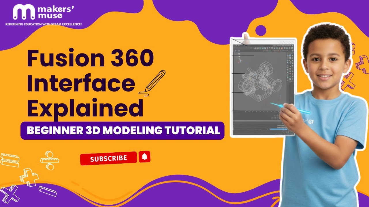 How to Understand Fusion 360 Interface Explained | Beginner 3D Modeling ...